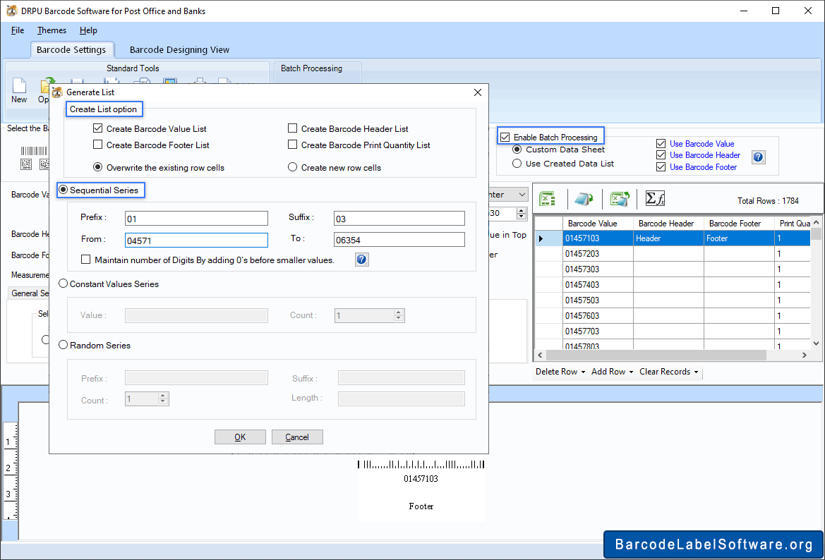 Barcode Software Create Label Postal Barcode Generator Bank Barcodes Labels Creator
